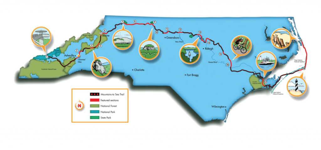 Mountains to Sea Trail Highlights