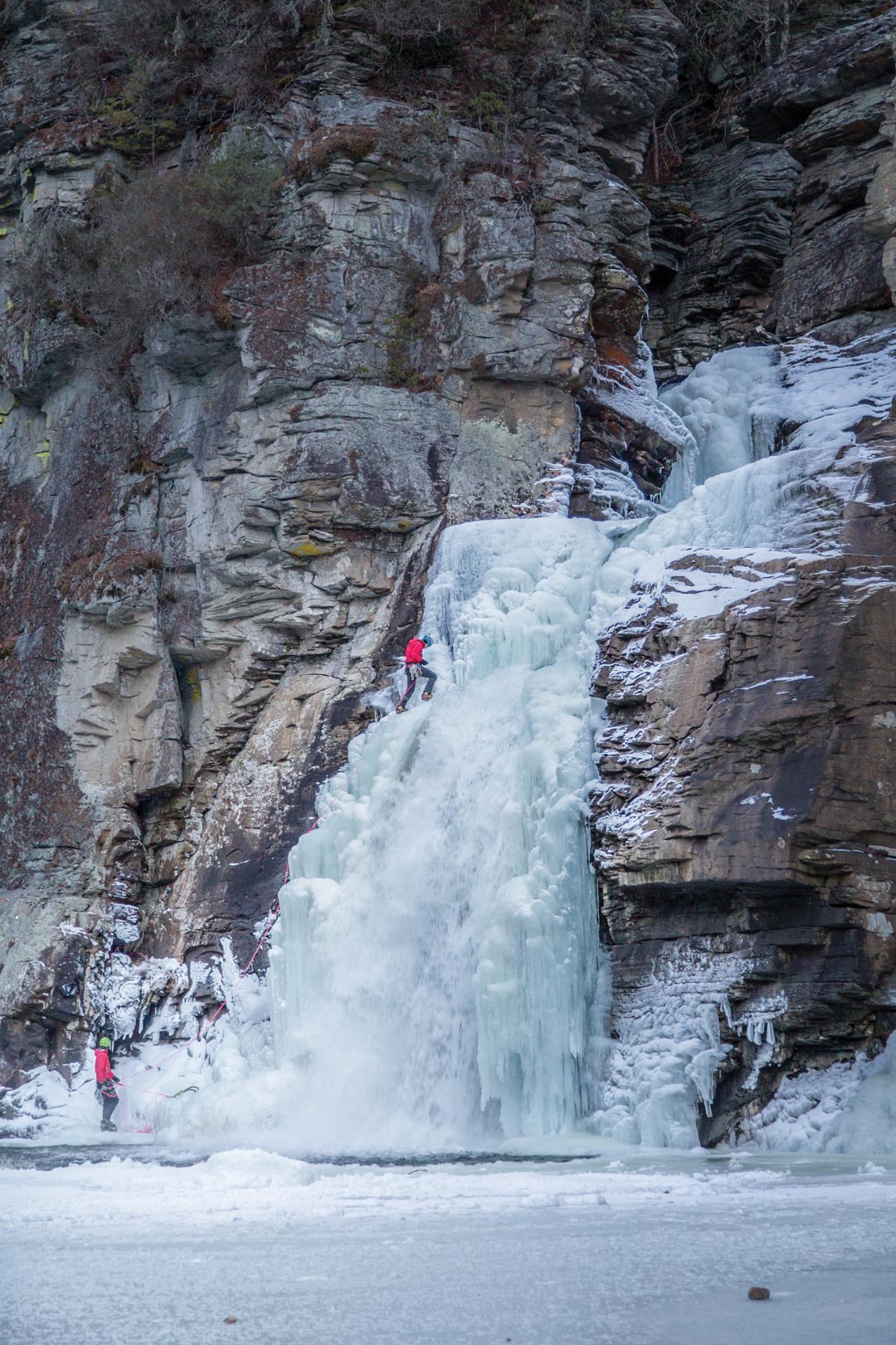 Ice Climbing: The Best Kept Secret in the South - Climbing - Blue Ridge ...