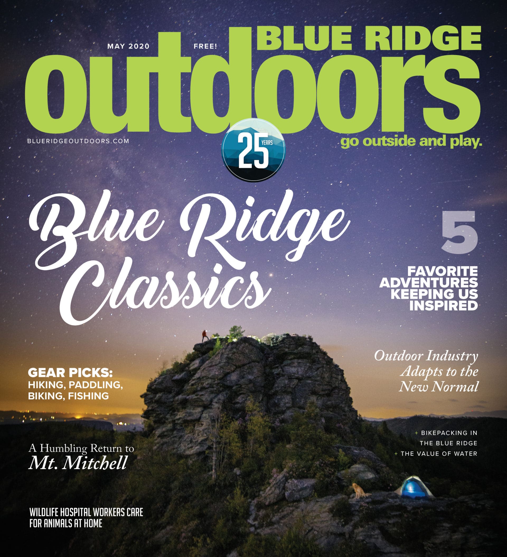 May 2020: Blue Ridge Classics - Go Outside - Blue Ridge Outdoors Magazine