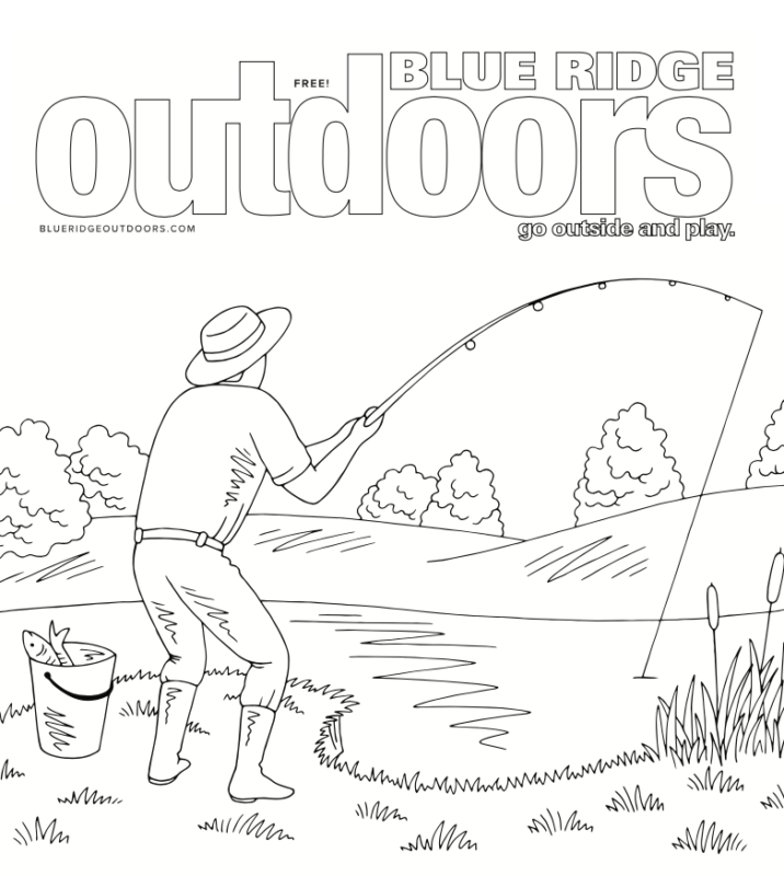 Free Outdoor Coloring Pages - Go Outside - Blue Ridge Outdoors Magazine