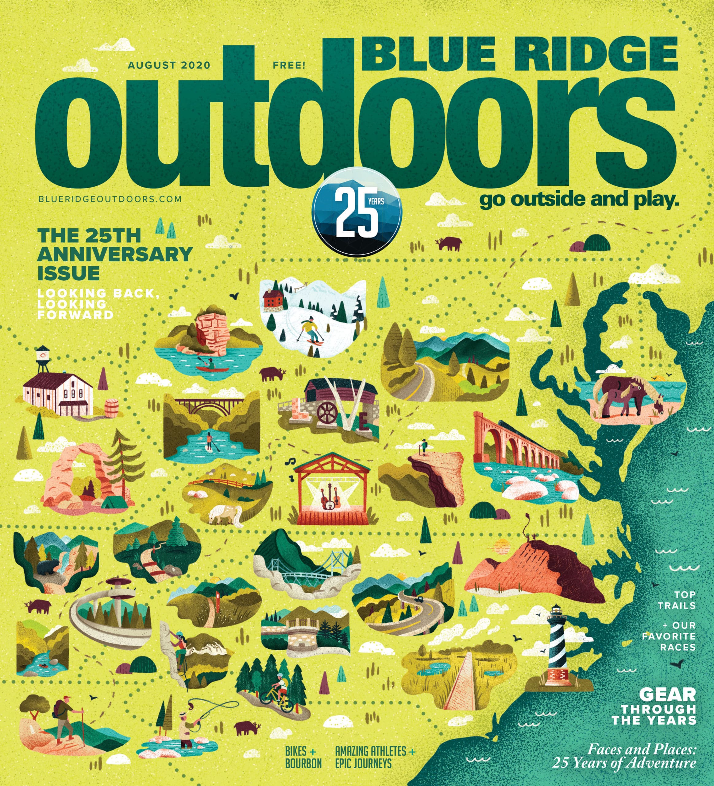 August 2020: The 25th Anniversary Issue! - Latest Issue - Blue Ridge ...